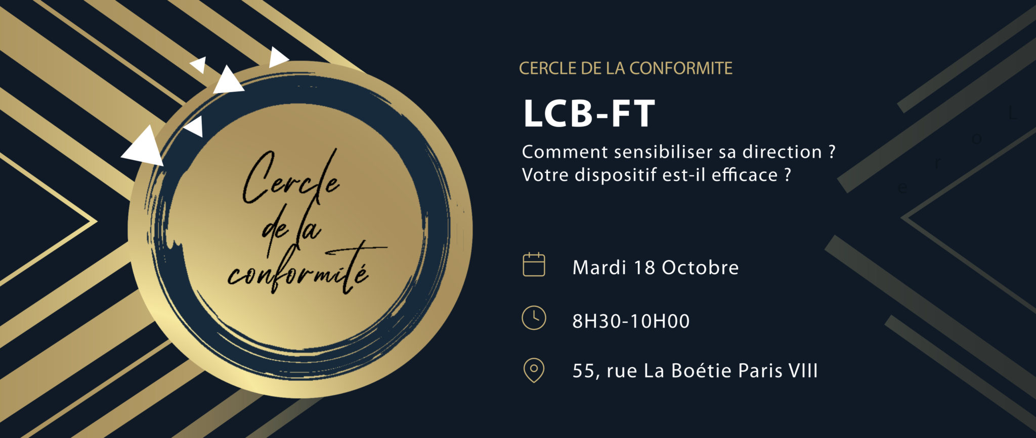 Cercle de la conformité LCB-FT | afterdata